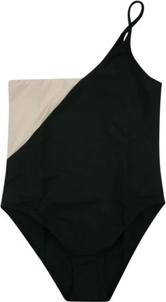 Eres Eres, Femme, Maillots de bain, Noir, Taille: 38 FR Tandem One-shoulder One-piece