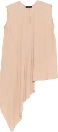 Fabiana Filippi Asymmetric Sleeveless Blouse