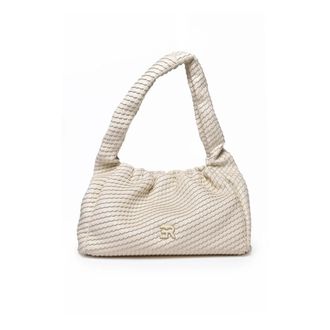 Ermanno Scervino Femme, Sacs, Blanc, Taille: ONE Size Teagan Hobo Bag