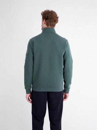 Lerros Sweatjacke mit Stehkragen und Rei&szlig;verschluss