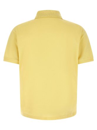 Saint Laurent Mens Bicolor Cotton Polo Shirt