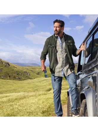 Jan Vanderstorm Sweatjacke BLANKUR mit coolem Wascheffekt