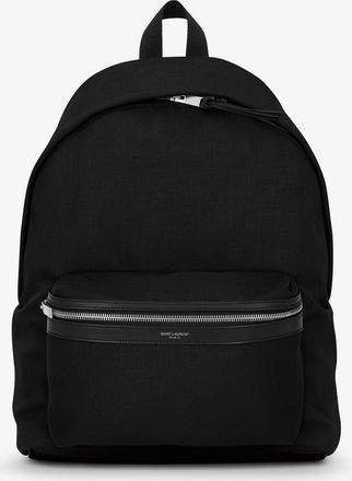 Saint Laurent Nylon and leather City backpack - SAINT LAURENT - gender_Man