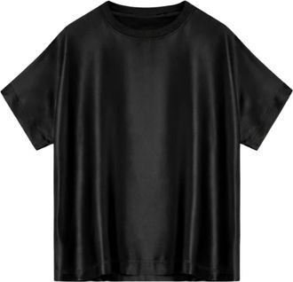 Semicouture Femme, Tops, Noir, Taille: 44 FR T-Shirt ras du cou