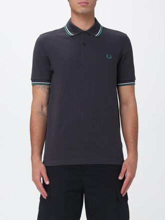 Fred Perry Polo Herren Farbe Charcoal