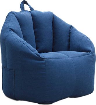 Generic Sitzsack-Abdeckung, waschbar, ultraweiche, fusselfreie Baumwolle und Quality Line-Stoff Sitzsack-Abdeckung mit Rei&szlig;verschluss-Design f&uuml;r Sitzsack-Stuh