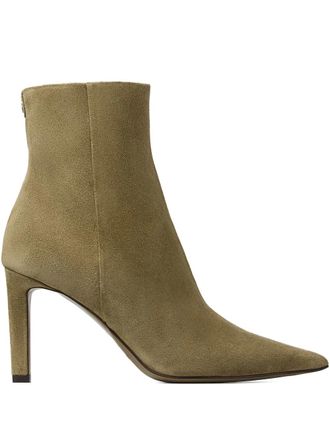 Jimmy Choo London bottes à bout pointu Frankie 85 mm - Vert