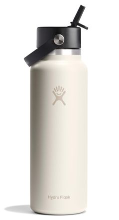 Hydro Flask Flex-Strohkappe, 1,2 l, breite &Ouml;ffnung, elfenbeinfarben