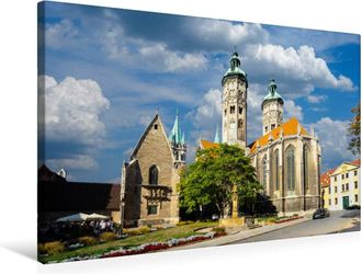 Calvendo Premium Textil-Leinwand 75 x 50 cm Quer-Format Naumburg Impressionen | Wandbild, HD-Bild auf Keilrahmen, Fertigbild auf hochwertigem Vlies, Leinwanddr