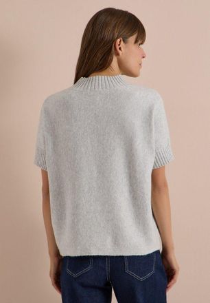 Cecil Kurzarmpullover im angenehmen Materialmix