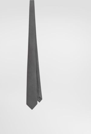 Dolce & Gabbana Krawatte Aus Satin-jacquard - Mann Krawatten Und Einstecktuch Grau Onesize