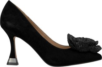 Alma En Pena Alma EN Pena, Femme, Chaussures, Noir, Taille: 41 EU Chaussure à talon fleuri perlé