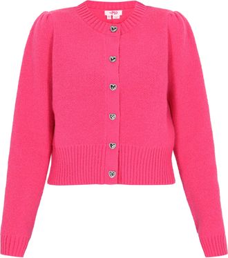 Mymo Strickjacke Frauen Rosa