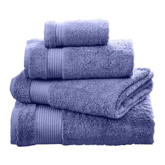 Next Homeware G&auml;stehandtuch aus 100% &auml;gyptischer Baumwolle Lila 4 Pack Hand Towels
