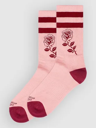 American Socks Rose - Mid High Chaussettes &agrave; motifs