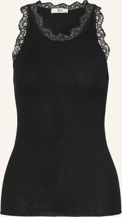 Rosemunde Top Rmwbalta Mit Spitze schwarz