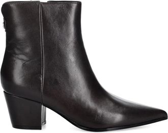 Guess Co bottines Halisa 50 mm en cuir - Marron