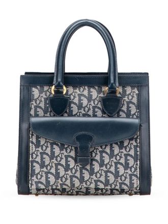 Dior sac cabas Diorissimo Trotter Canvas (2002) - Bleu