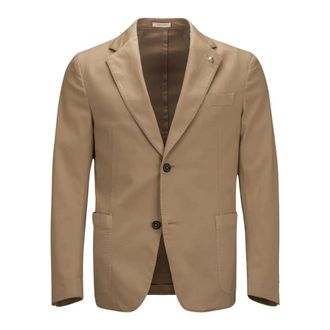 Sartoria Tramarossa Single Breasted Jacket Filippo - - Jackets - Herren - Braun - 2XL