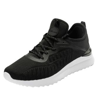 Kelme Sneaker Herren Walkingschuhe Turnschuhe Sportschuhe Freizeit Stra&szlig;enlaufschuhe Fashion Leichtgewichts Atmungsaktiv Schuhe(Schwarz,43)