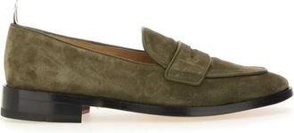 Thom Browne Loafer - Varsity Loafer Penny - Gr. 7_5 - in Grün - für Damen