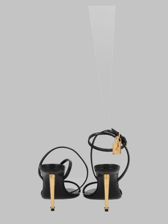 Tom Ford Pointed Leather Sandals - Black