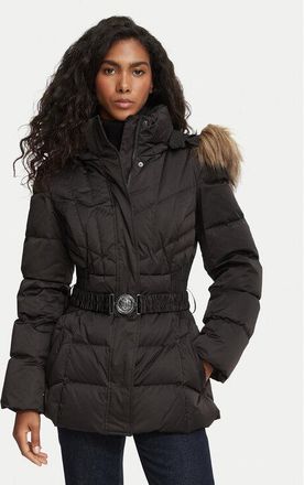 Guess Daunenjacke W6BL38 W4087 Schwarz Slim Fit
