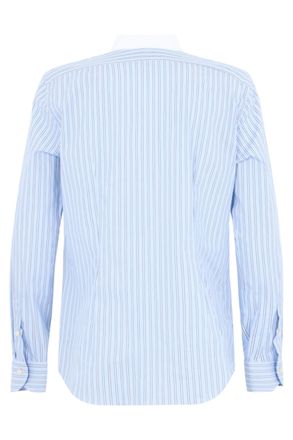 Slowear Striped Cotton Shirt - Blue