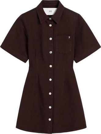 Ami Knielanges Kleid - Weiß