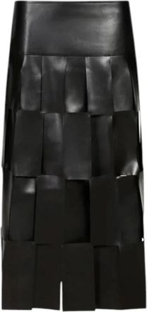 A.W.A.K.E. A.w.a.k.e. Mode, Damen, Röcke, Schwarzk, 2XSGröße