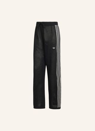 adidas Originals Adidas Originals Gestrickte Geh&auml;kelte Firebird Trainingshose schwarz