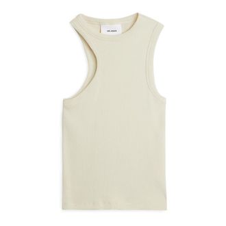 Axel Arigato Femme, Tops, Jaune, Taille: 42 FR Scoop Tank Top