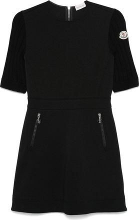 Moncler Ausgestelltes Minikleid - Schwarz