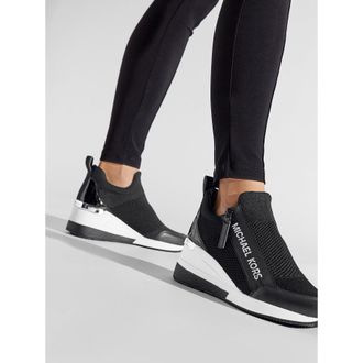 Michael Kors Sneakers MICHAEL Michael Kors Willis Wedge Trainer 43S2WIFS1D Schwarz