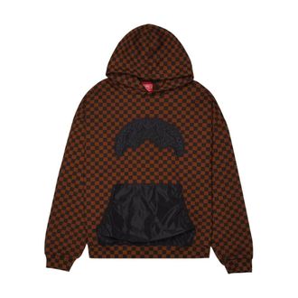 Sprayground Squalo Shark Hoodie - - Sweatshirts & Hoodies - Herren - Braun - S