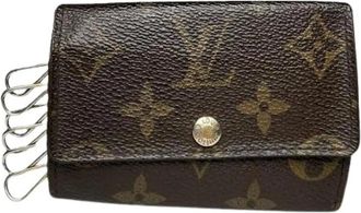 Louis Vuitton unisex, Pre-owned, Brun, Taille: ONE Size Porte-cl&eacute;s en toile Pre-owned