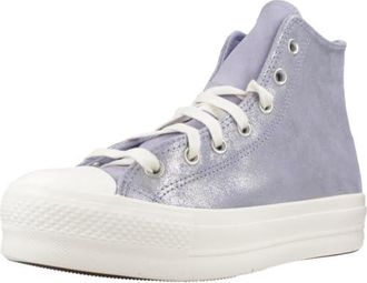Converse Chuck Taylor All Star Lift Platform Suede Shimmer Hi Lilac 40 EU