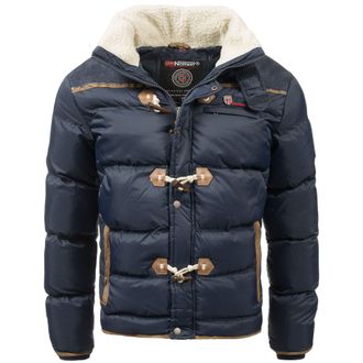 Geographical Norway Herren Steppjacke Amonai Navy- XXL - mit UD Beanie