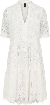 Vero Moda Damen Yasholi Dress S. Noos Kleid, Star White, M EU