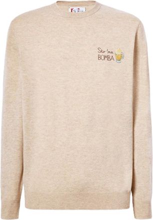 MC2 Saint Barth Herren, Strickwaren, Beige, 2XLGr&ouml;&szlig;e