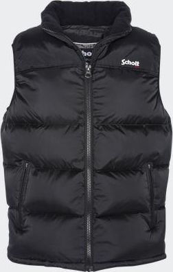 Schott NYC Doudoune col montant droite sans manches - Taille XS