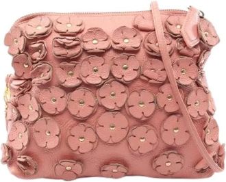 Burberry Sac &agrave; bandouli&egrave;re Pre-owned Prorsum Flower en cuir - Femme - Pre-owned - Rose - Taille: ONE Size