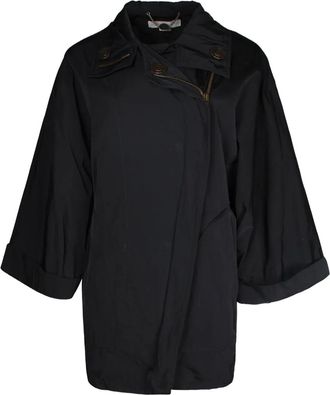 Stella McCartney Mantel mit weiten Ärmeln - Schwarz