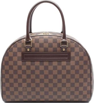 Louis Vuitton sac cabas Nolita Damier Ébène en toile (2006) - Marron