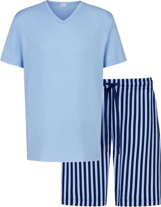 Mey Pyjama kurz Graphic Stripes