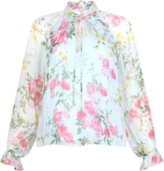 Liu Jo Femme, Blouses et Chemises, Multicolore, Taille: 40 FR Floral Blouse