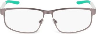 Nike lunettes de vue à monture rectangulaire - Argent