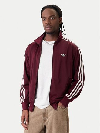 adidas Sweatshirt Firebird KE1646 Dunkelrot Loose Fit