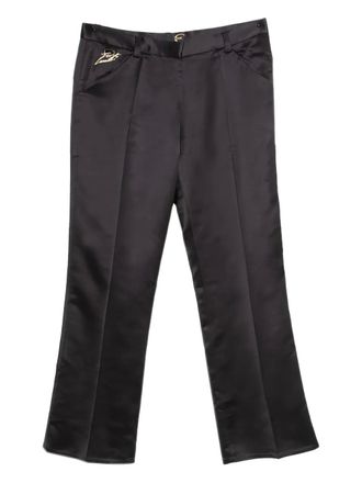 Cavalli pantalon à plis marqués - Noir