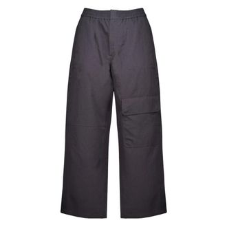 Maison Kitsun&eacute; Elastische Cargohose - - Trousers - Herren - Grau - L